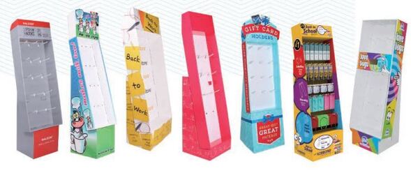 Carboard Retail Displays - PDQ - 3Q TECH - Barcode and Graphic Hang ...